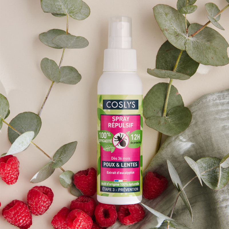 Spray répulsif anti-poux | Cheveux COSLYS