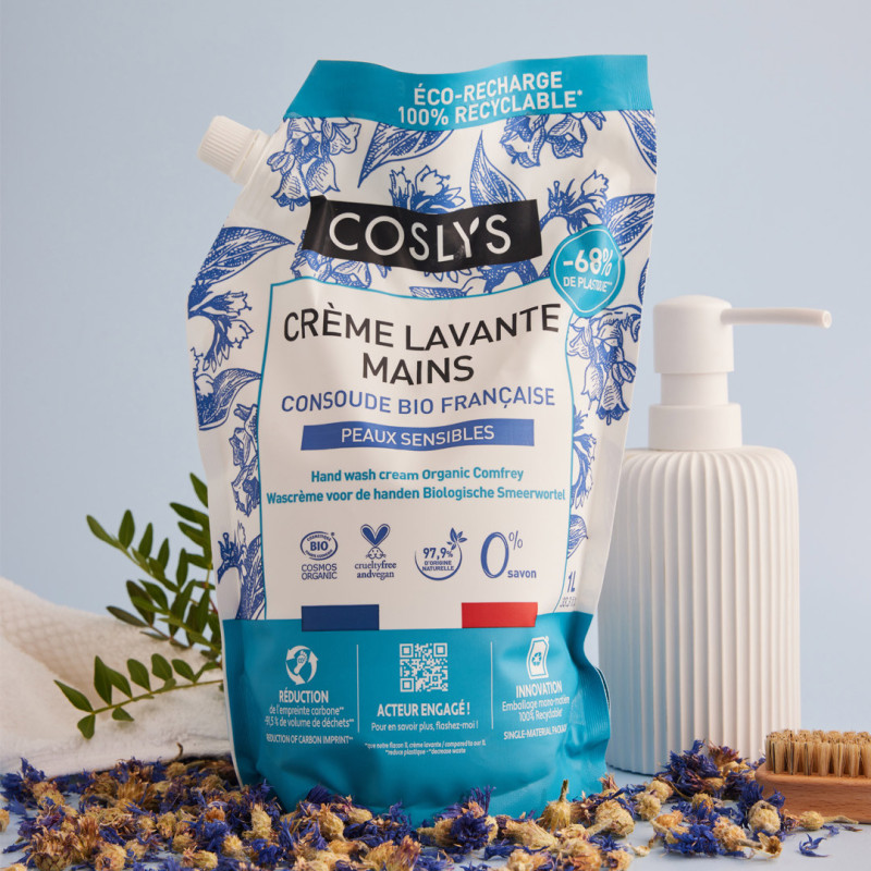 Eco-Refill Cream Washing Hands at Bio Consouade 1L | Specific hands coslys